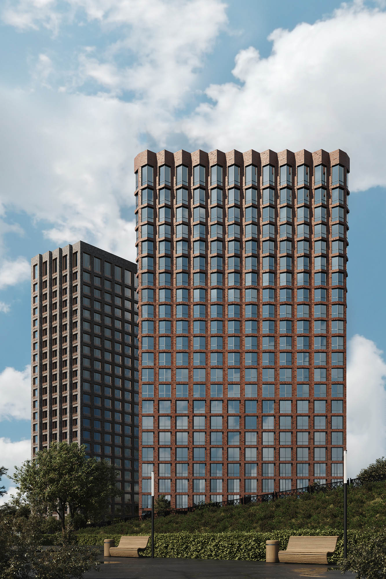 Многоэтажный жилой комплекс Parkside (Ержанова 53/1) - kssi.kz